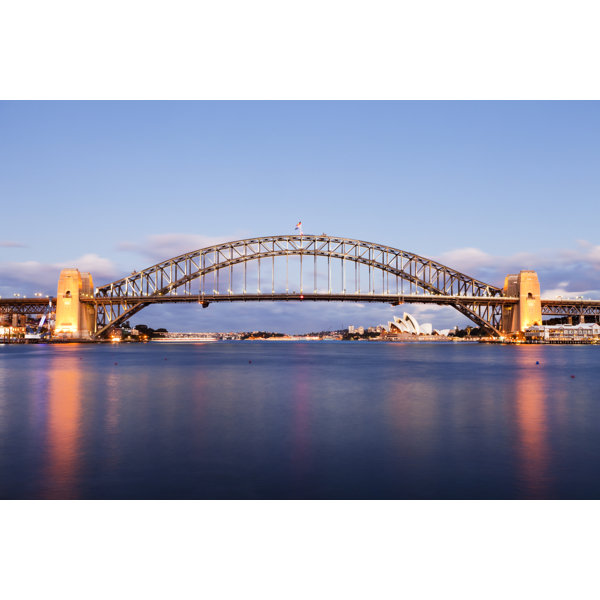 Ebern Designs Sydney Harbour Bridge On Canvas By Travellinglight Print
